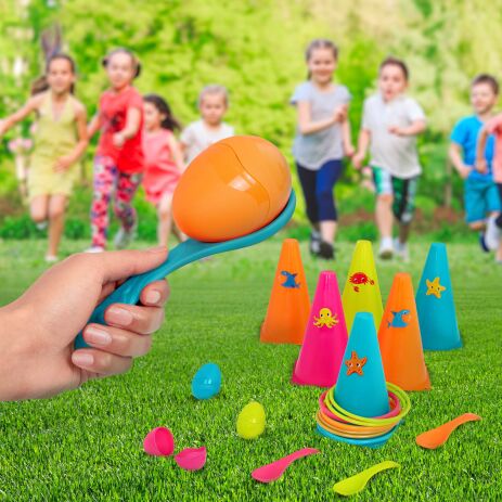 B.Toys Σετ Summer Cone With Spoon Balancing Game (BX2188Z ...