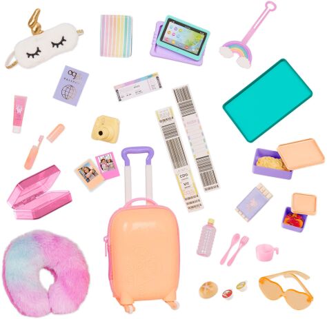 Our Generation Deluxe Σετ Rainbow Luggage (BD35345Z) | Moustakastoys.gr