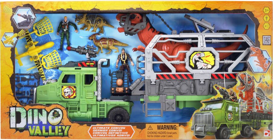 Chap Mei Dino Valley-Light & Sound Ultimate Convoy Playset (542146 ...