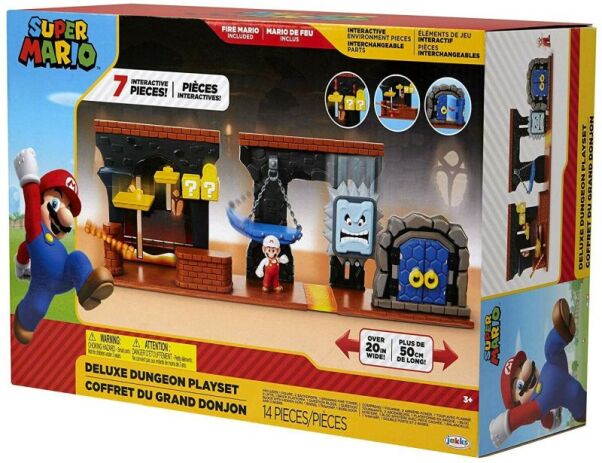 JP Nintendo Φιγούρα 2.5" Super Mario Deluxe Dungeon Playset (85993 ...