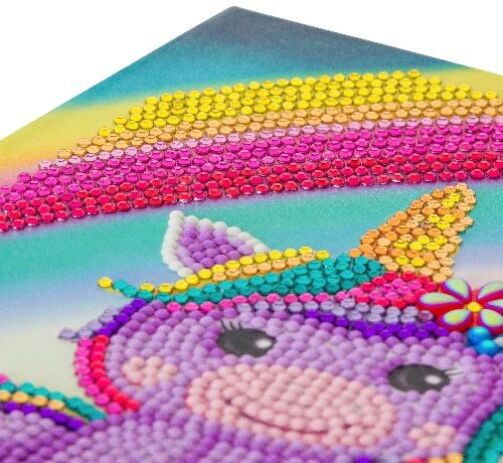 Craft Buddy Notebook Crystal Art Unicorn Smile (CANJ-3) | Moustakastoys.gr
