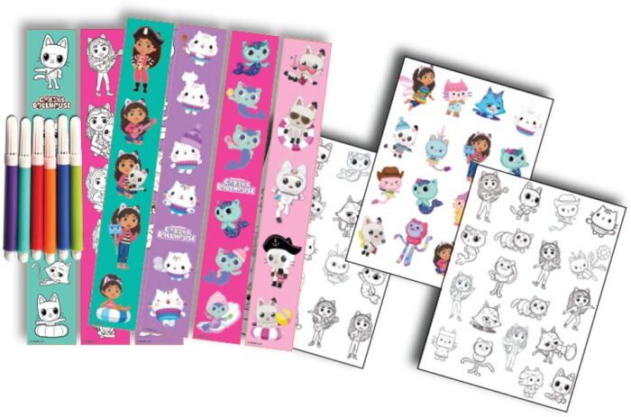 Amav Gabby's Dollhouse Σετ Stickers & Tattoo (5048E) | Moustakastoys.gr