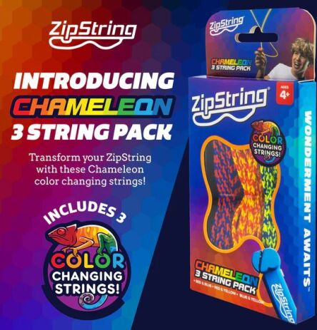 ZipString Chameleon String Pack 3Τμχ. (SP-CH-01) | Moustakastoys.gr