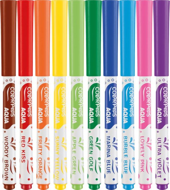 Maped Μαρκαδόροι Color'Peps Aqua 12Τμχ (844300) | Moustakastoys.gr