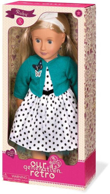 Our Generation Κούκλα Ruby 45cm Retro (BD61000AZ) | Moustakastoys.gr