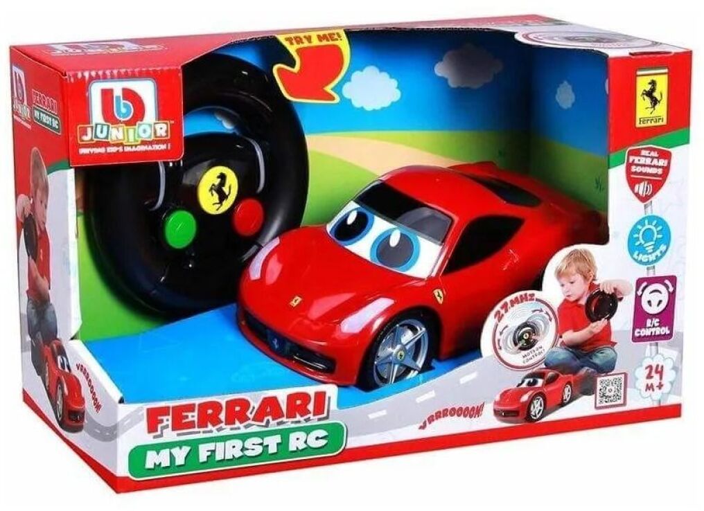 Burago Junior Τηλεκατευθυνόμενο My First Ferrari (16/91002) | Moustakastoys.gr