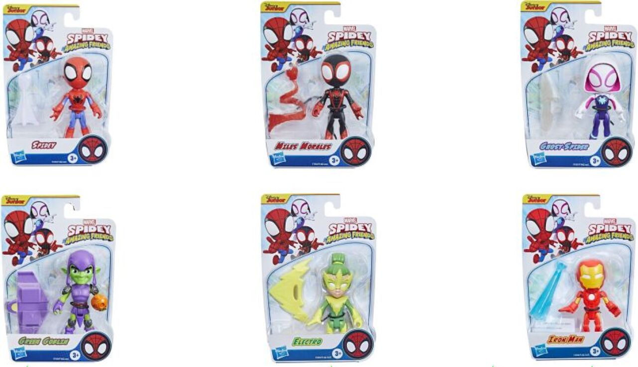 Spidey Saf Hero Figure-6 Σχέδια (F1462) | Moustakastoys.gr