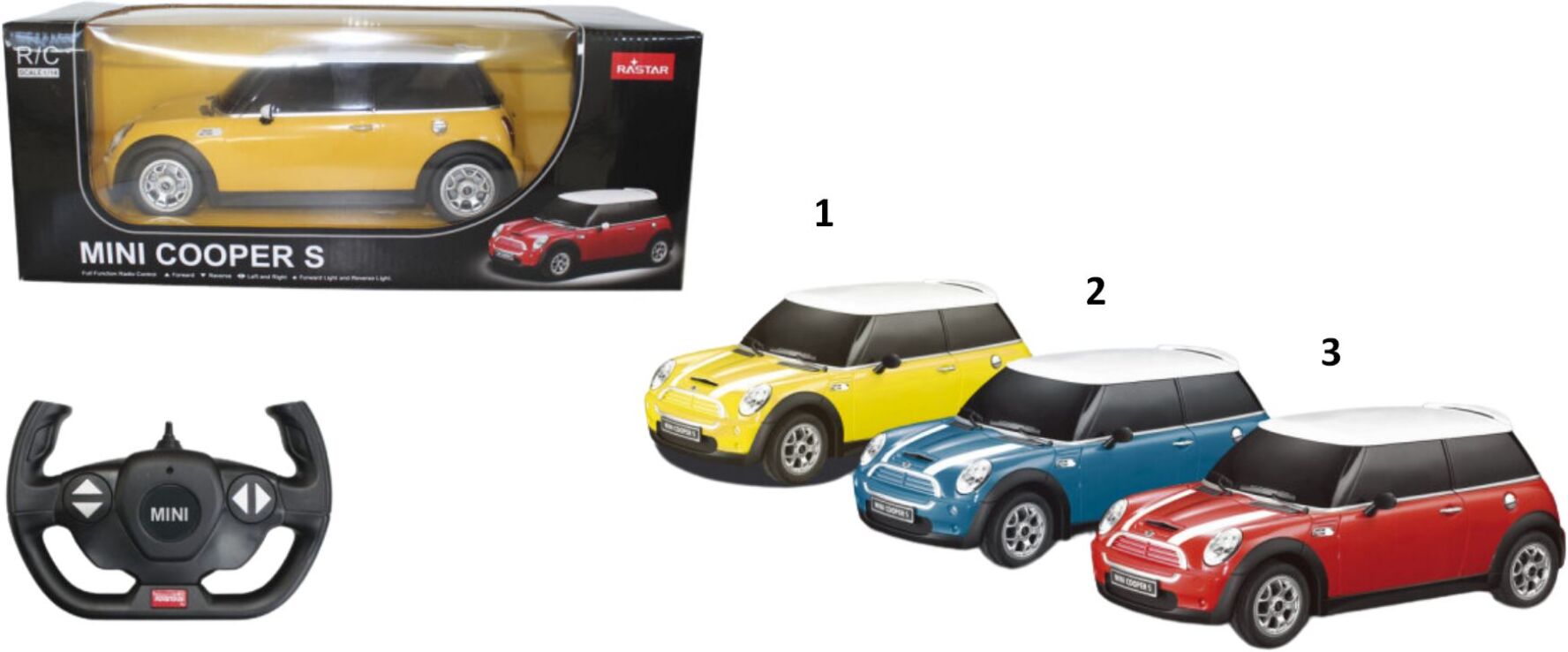 BW Τηλεκατευθυνόμενο Mini Cooper S 1:14-3 Σχέδια (21800) | Moustakastoys.gr