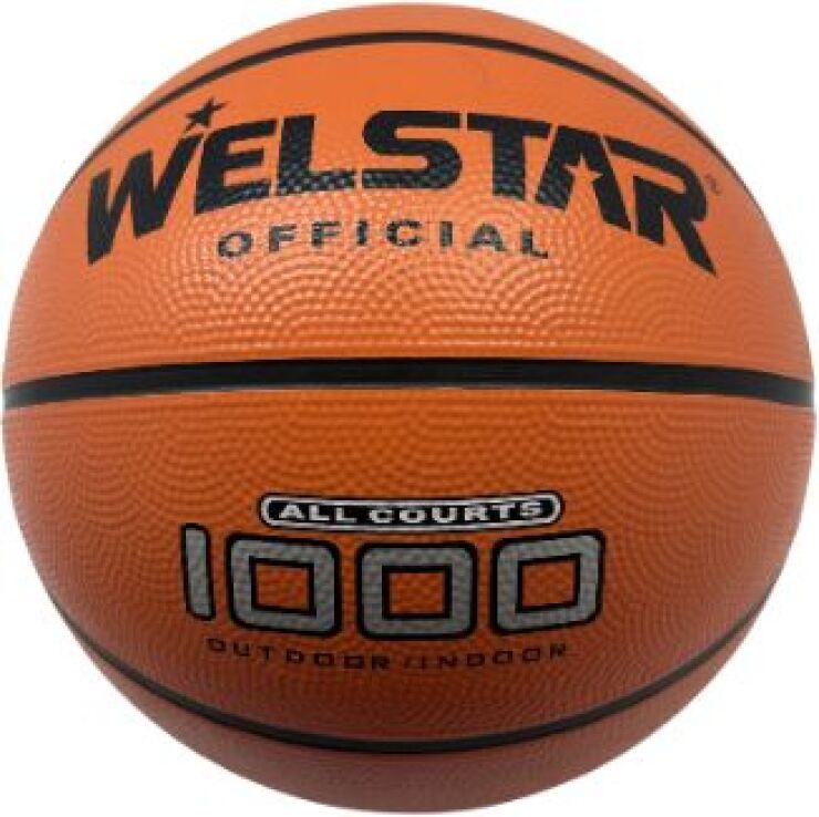Welstar Μπάλα Μπάσκετ Rubber All Courts 1000 S7 (BR2710) | Moustakastoys.gr